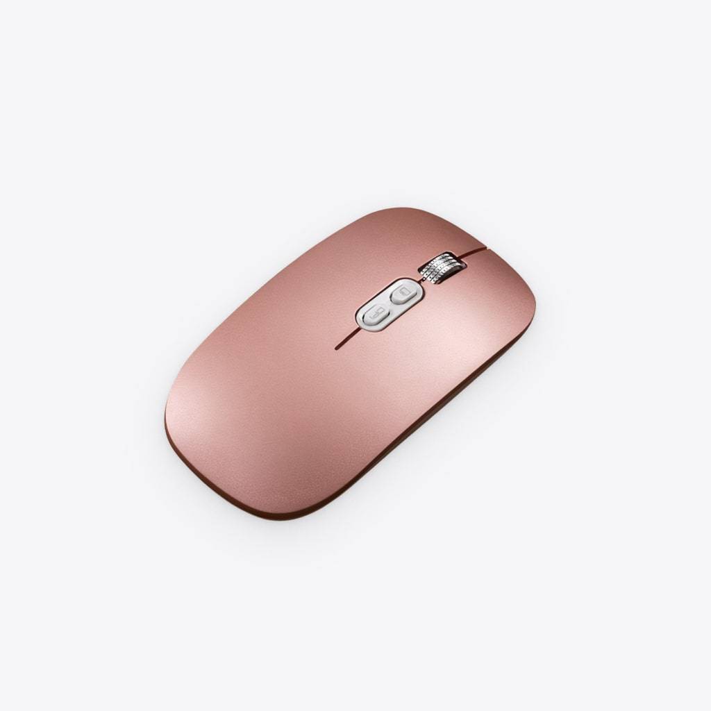 Buy Stylish Rose Gold Wireless Mouse for Comfort in Gaming